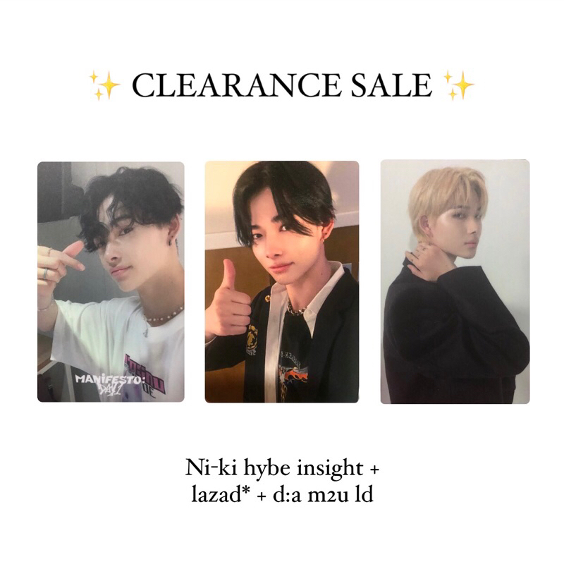 Official Enhypen Photocards (Ni-ki) | Shopee Malaysia