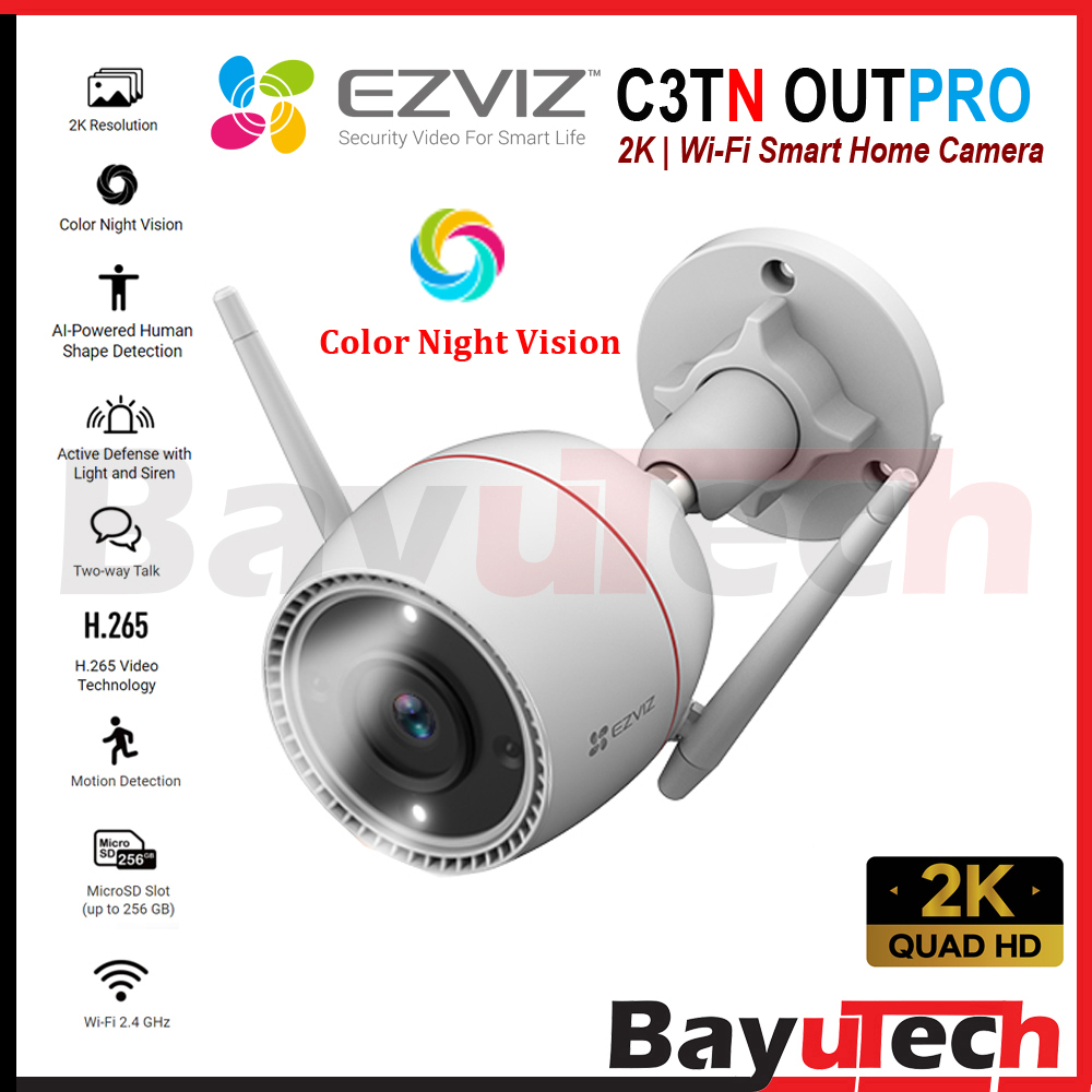 EZVIZ C3TN H3C H3 2MP 3MP 4MP 5MP Wireless Outdoor IP66 Wi-Fi Security ...