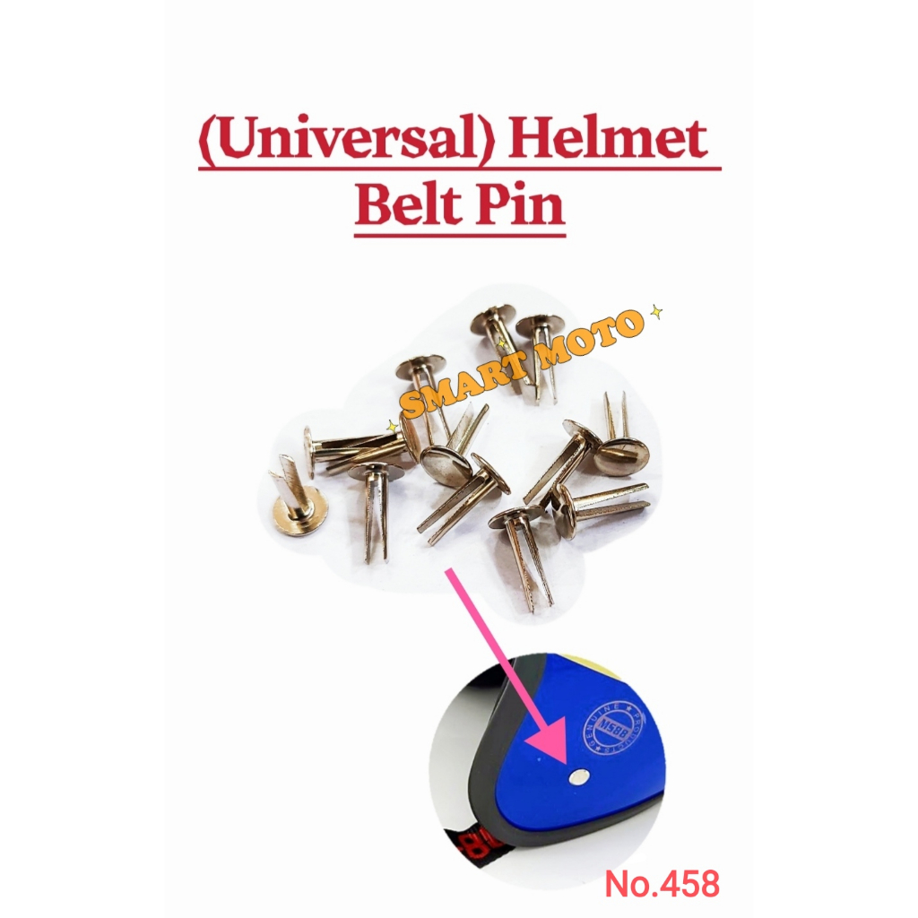Universal Helmet Belt Pin Paku (Besar) Tali Helmet MS88 NS88 BELL MHR ...