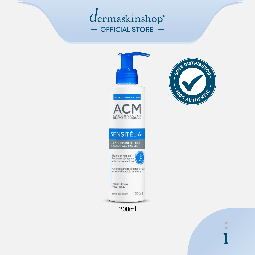 ACM Sensitelial Ultra Rich Cleansing Gel (200ml) | Shopee Malaysia