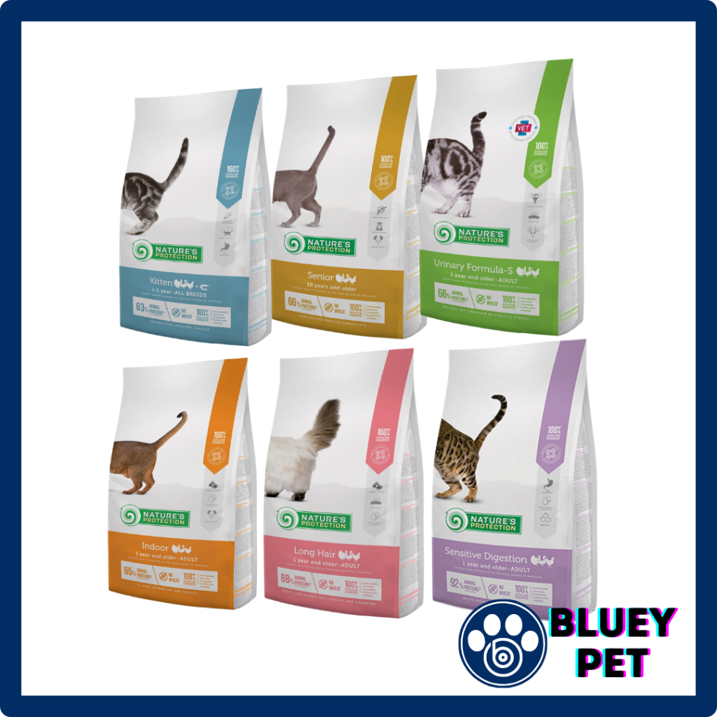 Nature’s Protection Dry Feed Dry Cat Food - 2kg (Kitten / Senior ...