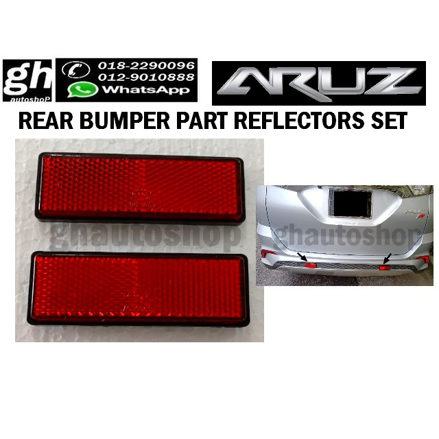 ARUZ rear bumper part reflectors set (2pcs) | Shopee Malaysia