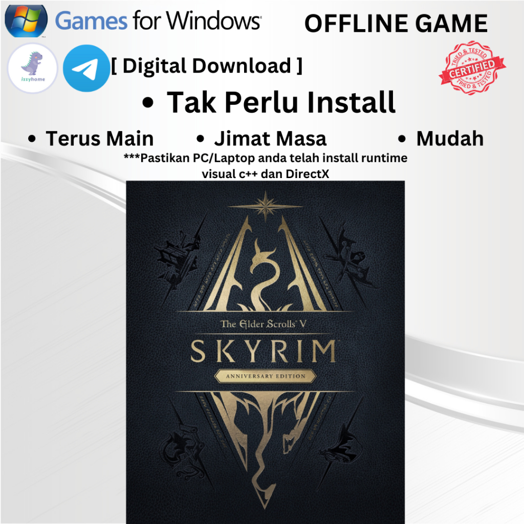 [PC Offline Game Portable]The Elder Scrolls V Skyrim Anniversary ...