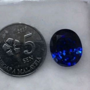 PERMATA SERAI BIRU NILAM BIRU BATU STONE FOR RING CINCIN HIGH QUALITY ...