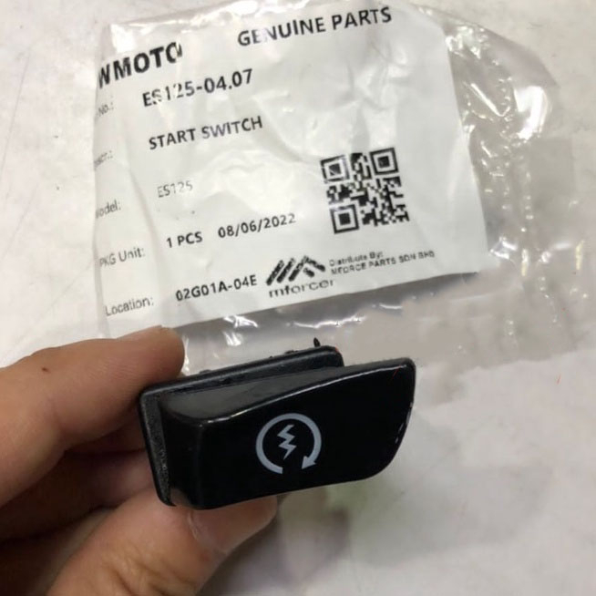 100% ORIGINAL WMOTO ES125 STARTER BUTTON 0 ES125-04.07 STATER STARTOR ...