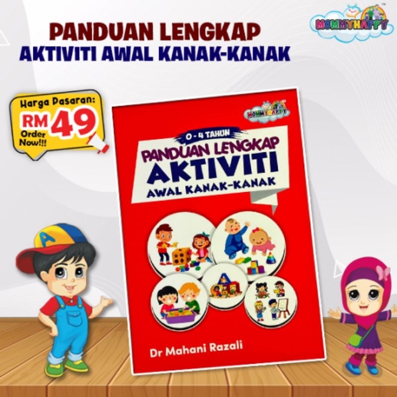 Panduan lengkap Aktiviti Awal Kanak-kanak 0-3 tahun Dr Mahani | Shopee ...