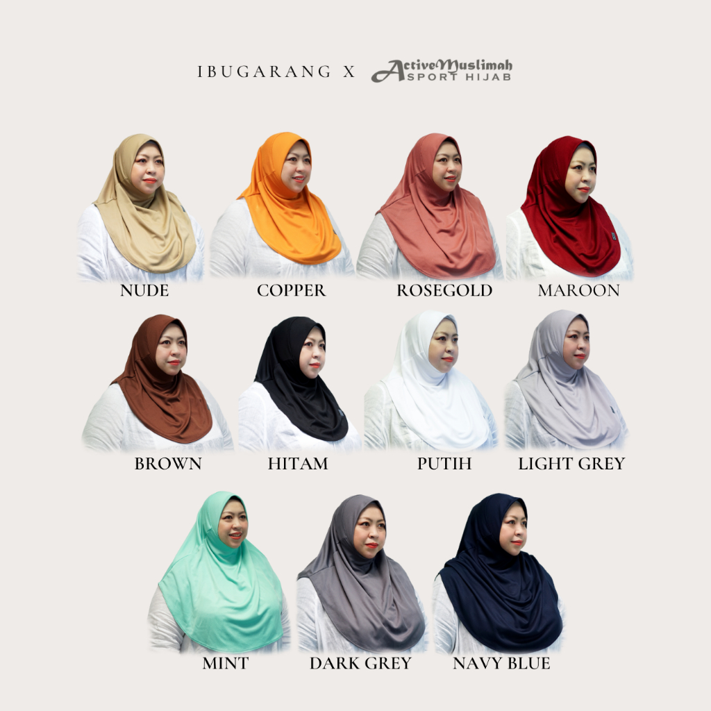 PLAIN BASIC [IBUGARANG ️ ACTIVE MUSLIMAH] | Shopee Malaysia