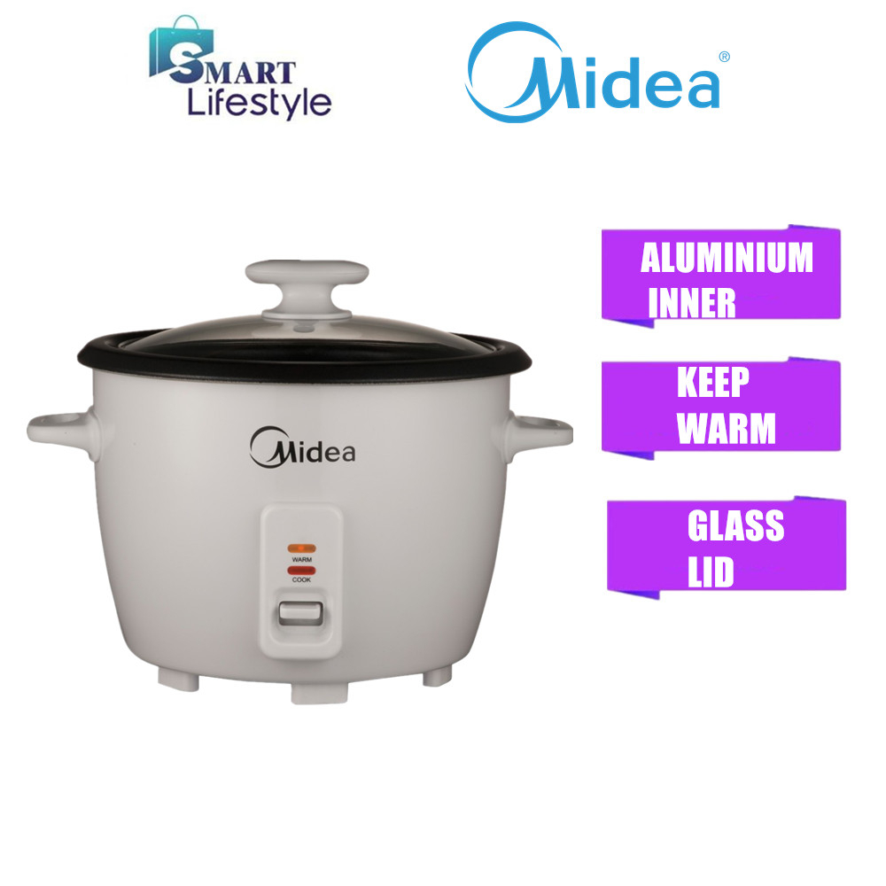 MIDEA MG-GP10B Conventional Rice Cooker (1.0L) / Morgan 1.0L ...