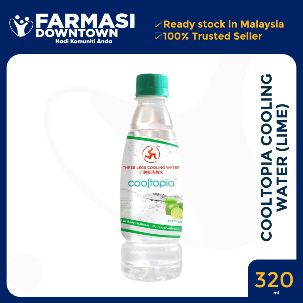 COOLTOPIA COOLING WATER (LIME) 320ML | Shopee Malaysia