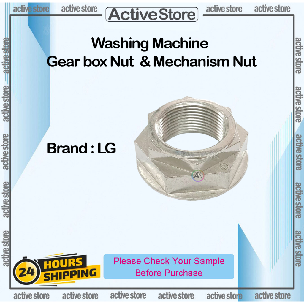 LG Washing Machine Gear box Nut Mechanism Nut | Shopee Malaysia