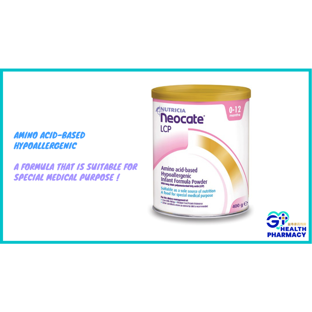 NUTRICIA NEOCATE LCP 400G (0-12 MONTHS) (Exp: 04/2025) | Shopee Malaysia