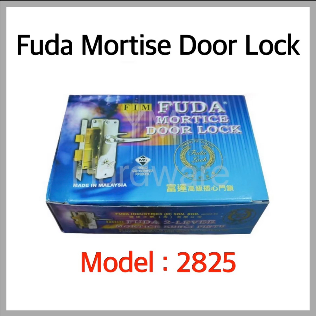 2825 Fuda Lock Level / Mortise Grill Door Lock 2825 / Lock Kunci PIntu ...