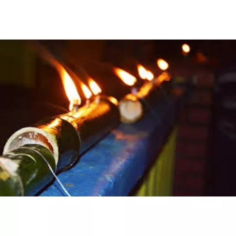 Pelita buluh tradisional kampung 1 set | Shopee Malaysia