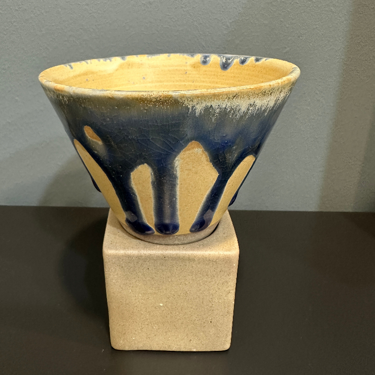 (Ready Stock)Coffee Latte Cups With Holder Funnel Shape Mug 180ml ...