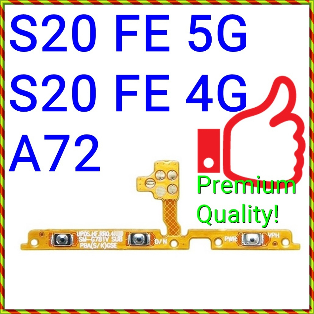 NEW ORI On Off Power Volume Button Switch Flex Ribbon Samsung Galaxy ...