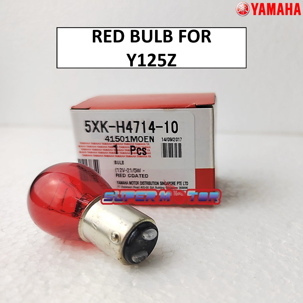 TAIL LAMP LIGHT MENTOL MERAH BULB RED REAR Y125 Y125ZR 125Z | Shopee ...