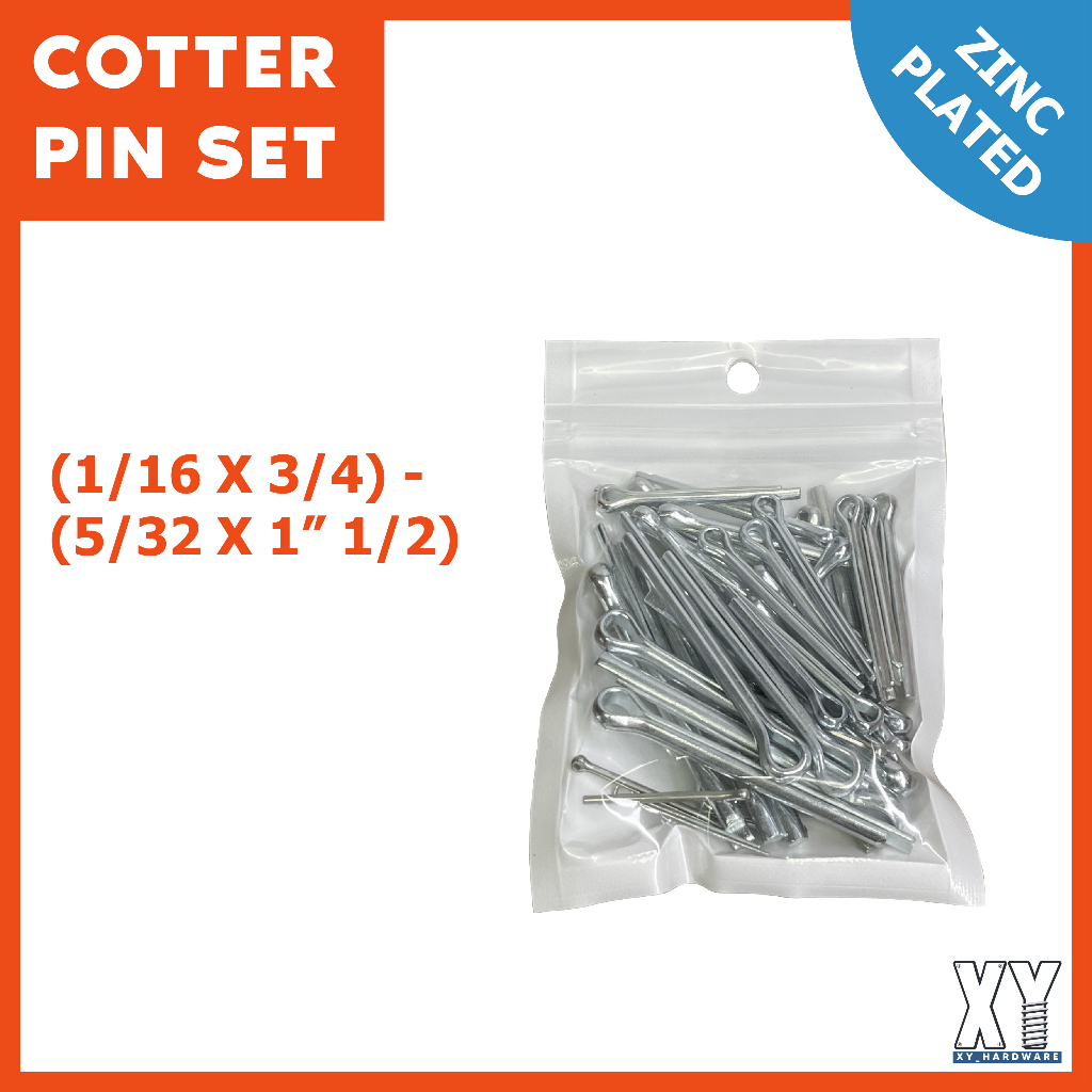 Cotter Pin Packing Mix Set Cotter Pin Fasterner Pin | Shopee Malaysia
