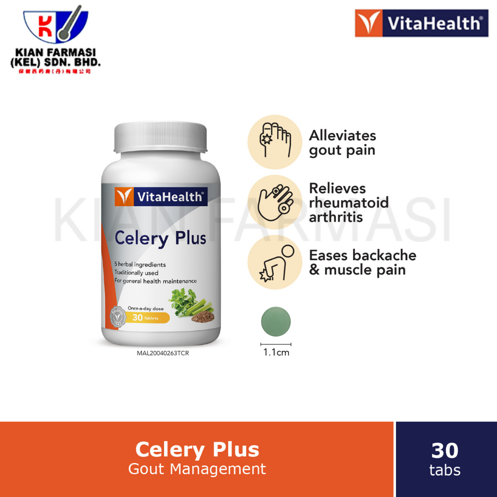 VitaHealth Celery Plus (Gout and Joint Pain Relief) | Shopee Malaysia