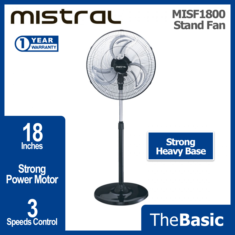 MISTRAL 18" Industrial Stand Fan (MISF1800) | Shopee Malaysia