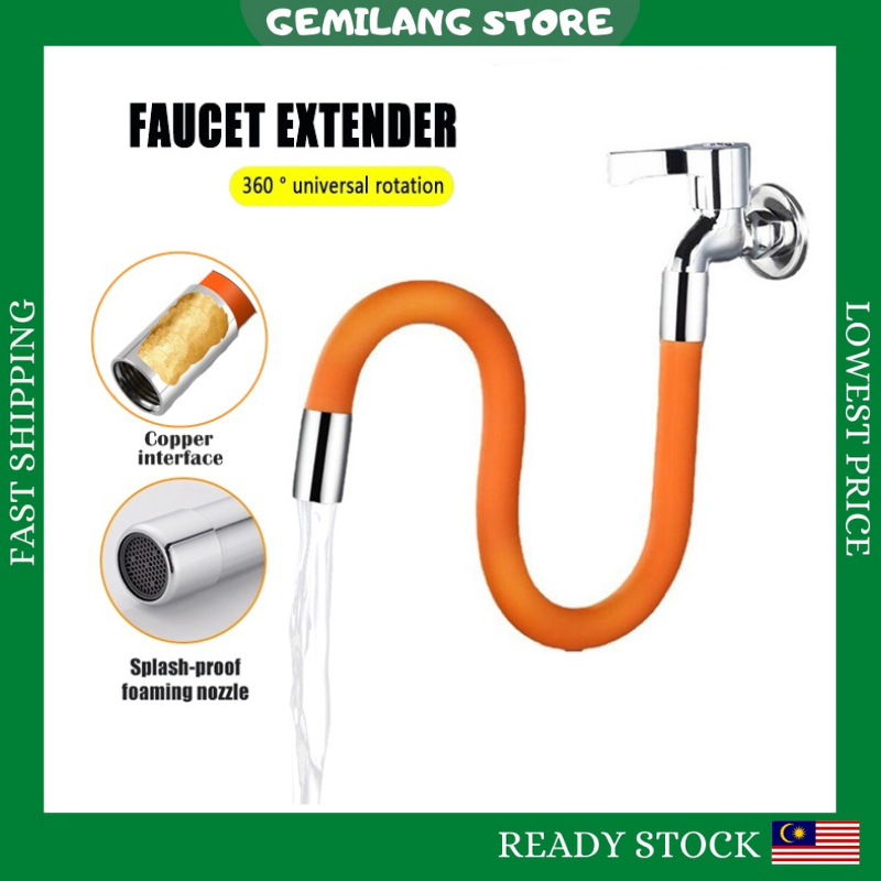 Kitchen Hose Extension Paip Sinki Dapur Flexible Hose Pipe Silicone ...