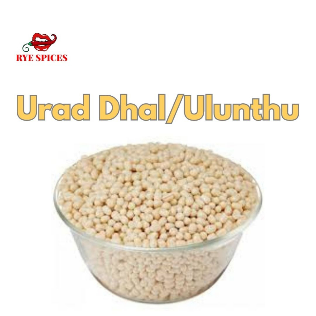 Urad Dhal/Urad Gota/Ulunthu Putih (Commonly used for Thosai/Idli/Vadai ...