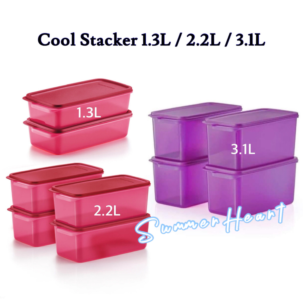 Tupperware Cool Stacker 1.3L / 2.2L / 3.1L -1PC | Shopee Malaysia