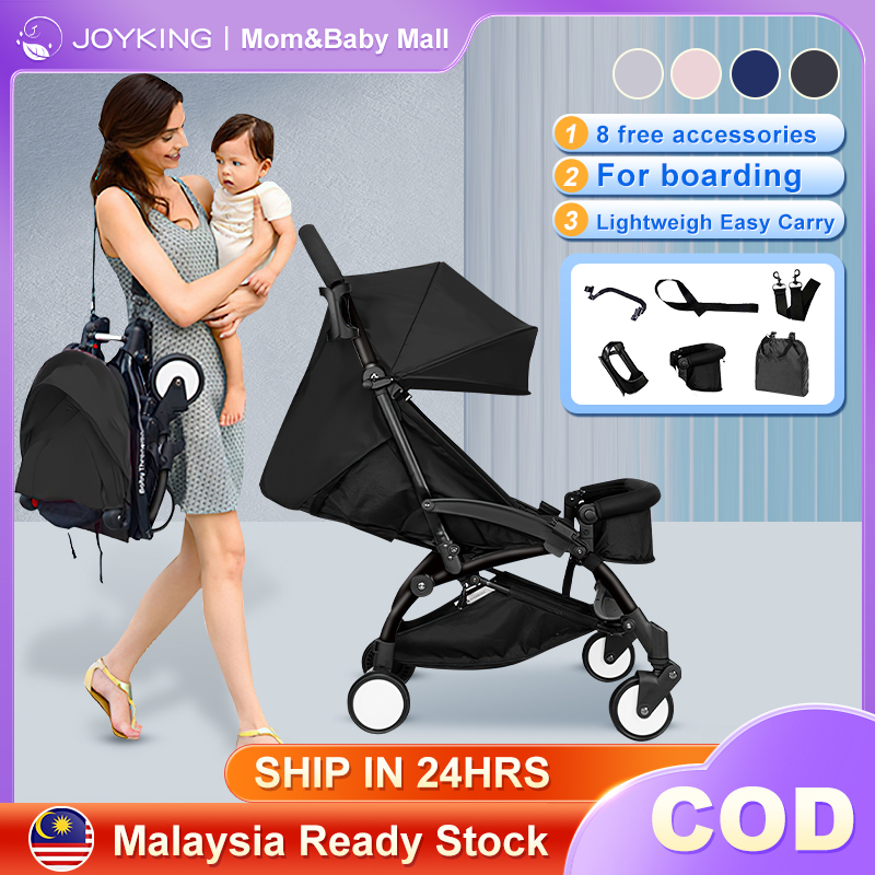 Ready Stock Kids Stroller Lightweight with Seat Belt Easy Carry ...