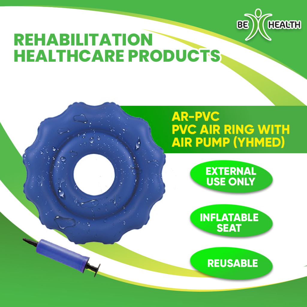 YHMED Anti-Decubitus PVC Air Ring With Air Pump | Shopee Malaysia