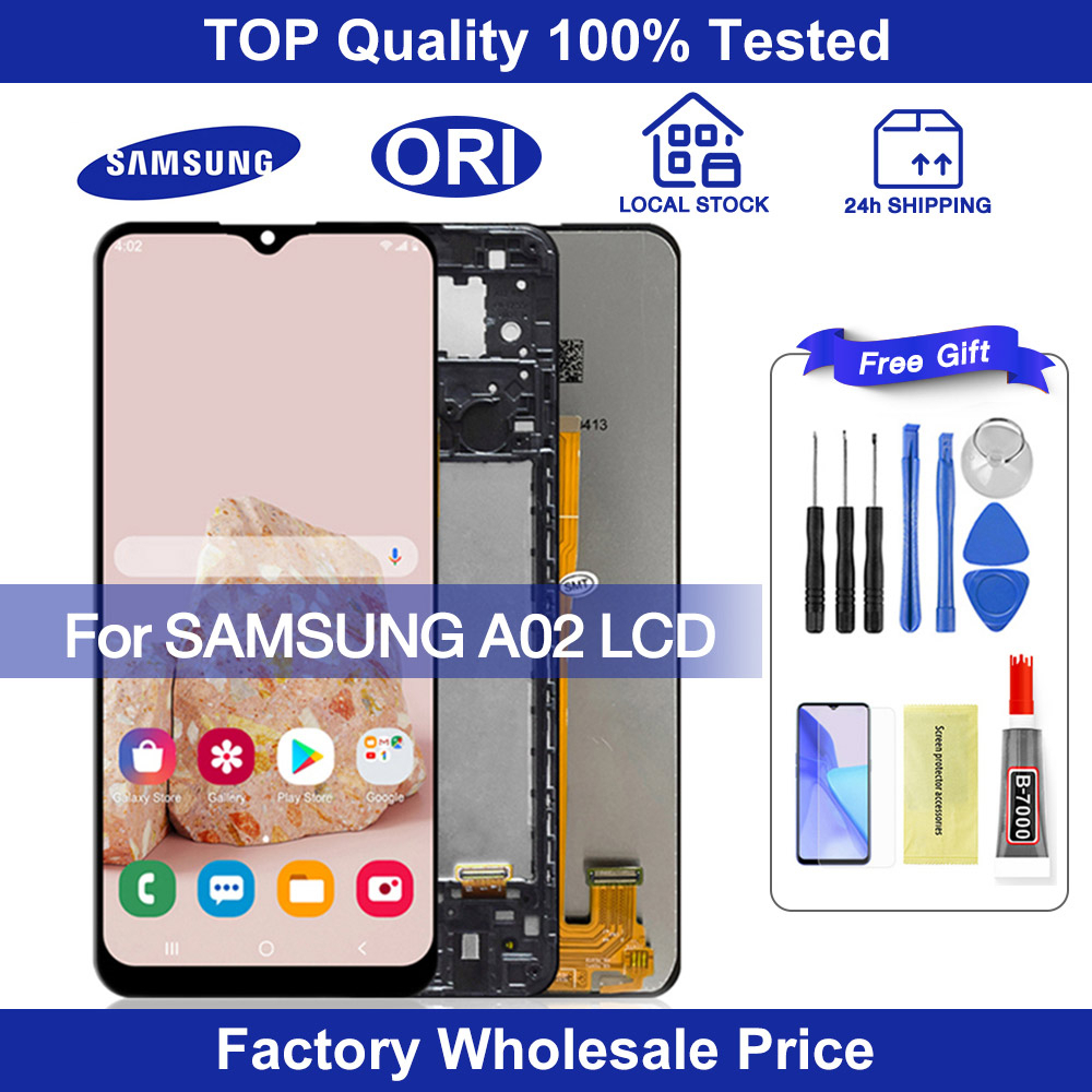 Original LCD For Samsung Galaxy A02 A022 LCD Touch Screen Digitizer ...