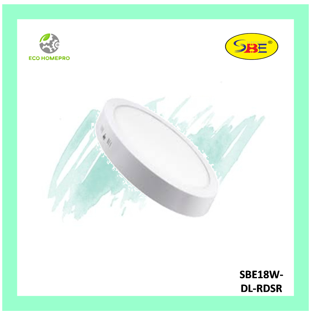SBE 8" 18W Led Surface Downlight 2018 (DL/RD) | Shopee Malaysia