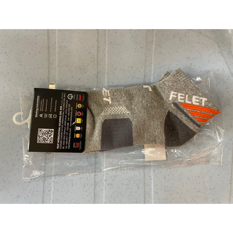 FELET SO-017 Sport Socks - Grey | Shopee Malaysia