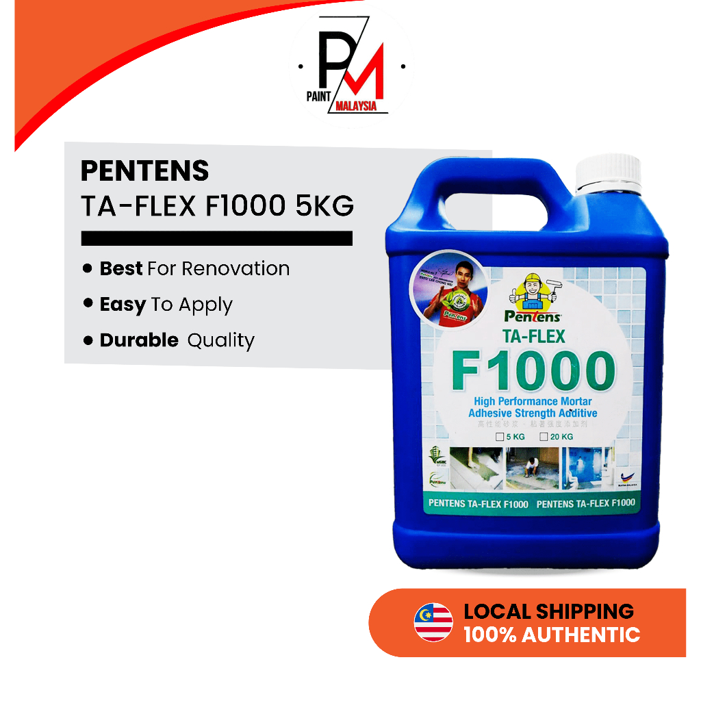 PENTENS TA Flex F1000 High Performance Mortar Adhesive Strength ...