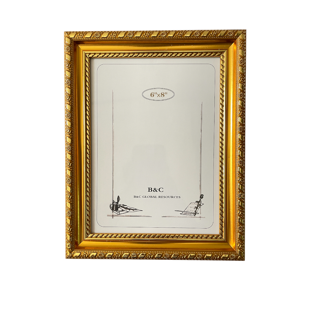 Photo Frame Size 4R / 5R / 6R / 8R / A4 / 11R / A3 - Gold Color(1pc ...
