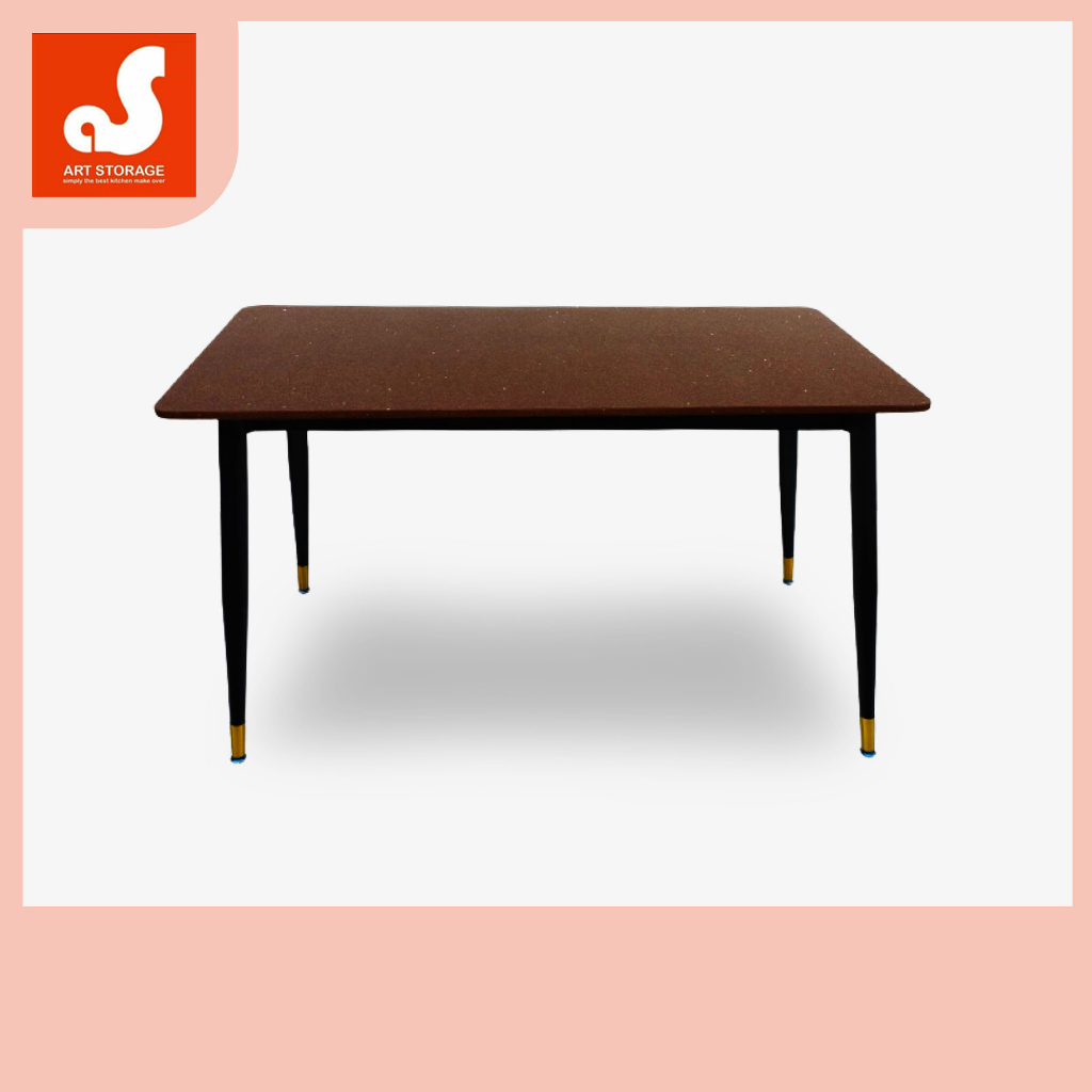 Meja Makan Dining Table Genuine Quartz Marble Stone - 140cm (L) x 71cm ...