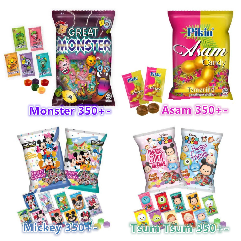 YLF GREAT MONSTER / PIKIN ASAM / MICKEY MOUSE / TSUM TSUM ASSORTED ...