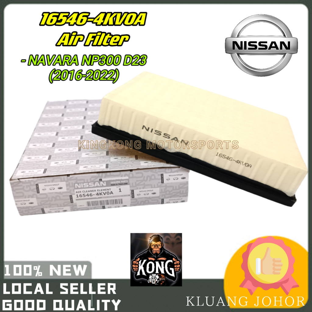 NISSAN AIR FILTER 16546-4KV0A NAVARA NP300 D23 2015-2020 HIGH QUALITY ...