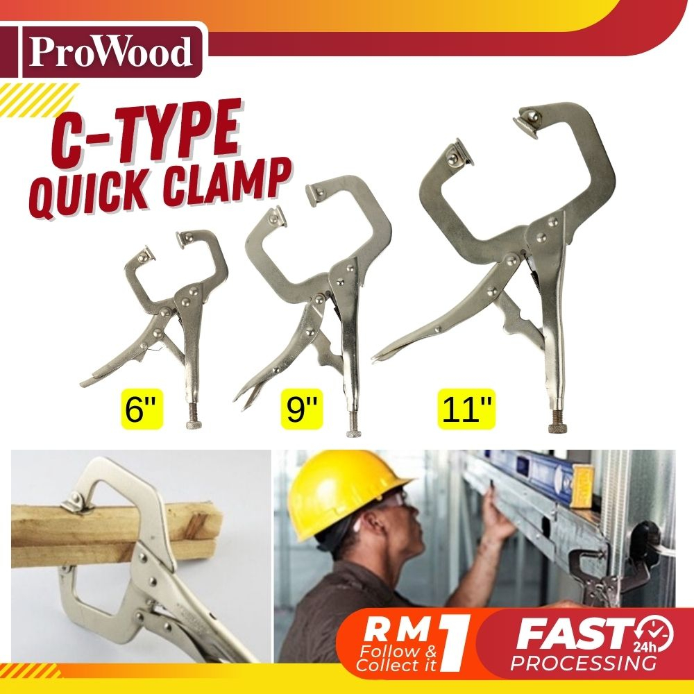 6" / 9" Alloy Steel Clamp Vice Vise Grip Locking Welding Quick Pliers ...