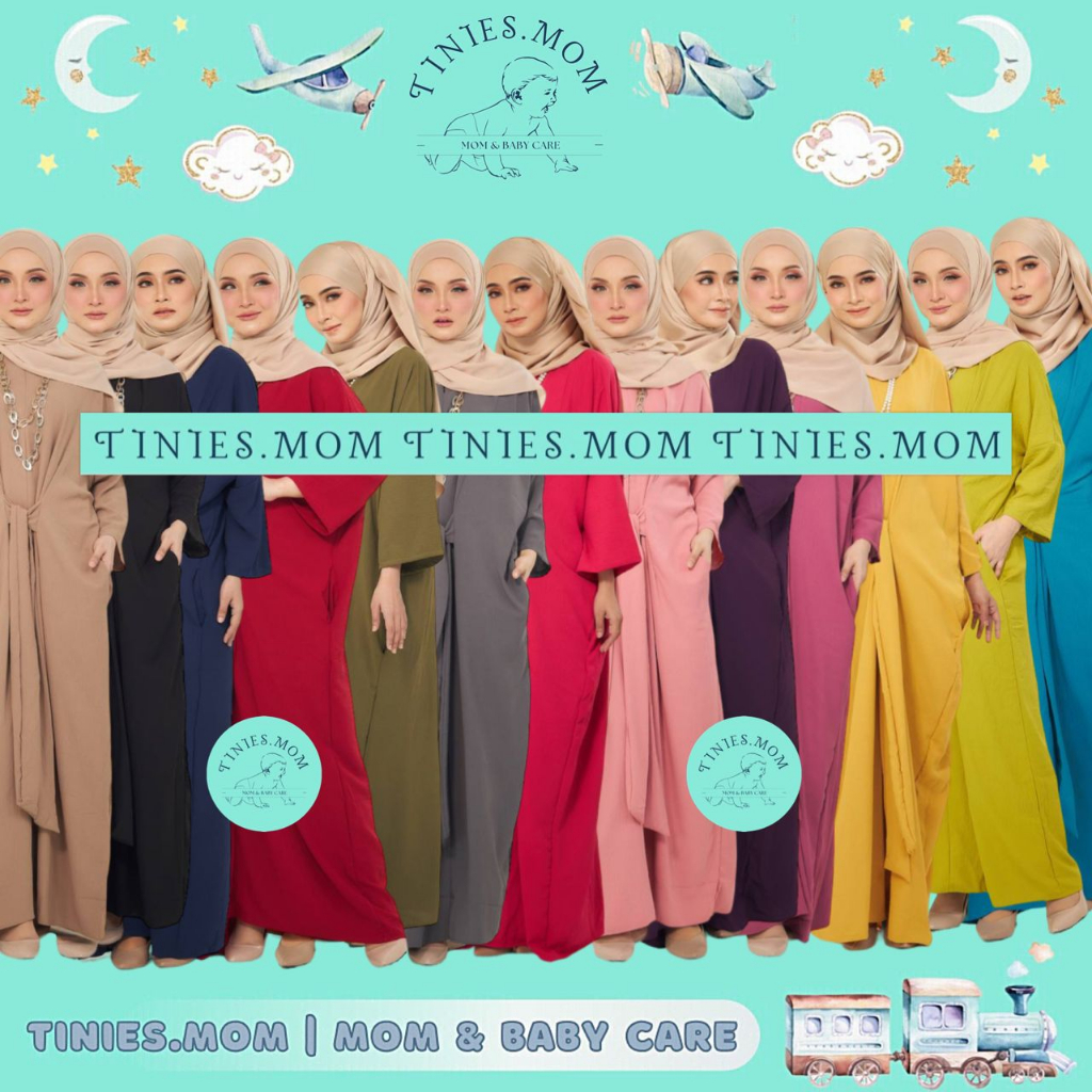 MARIAM KAFTAN Ironless Wudhu Friendly Nursing Friendly Fashion Baju ...