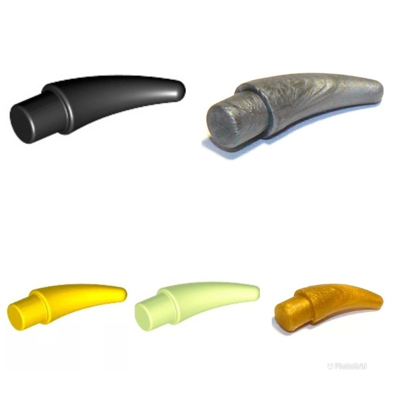 LEGO PARTS 53451 Barb / Claw / Horn / Tooth - Small | Shopee Malaysia