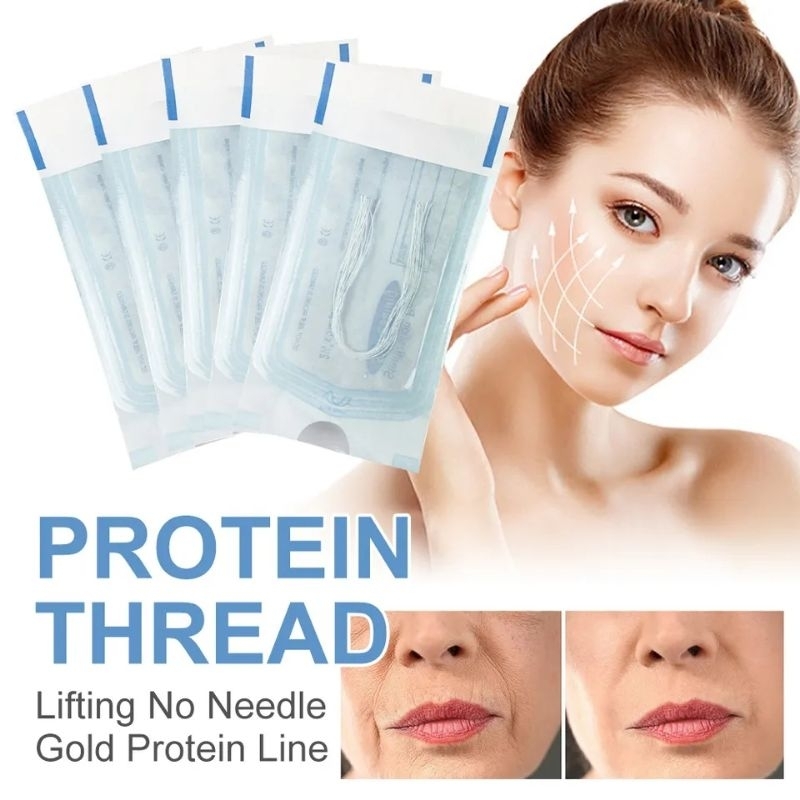 No Needle Protein 12 Lines Absorbable Anti Wrinkles Face Lift Firming ...