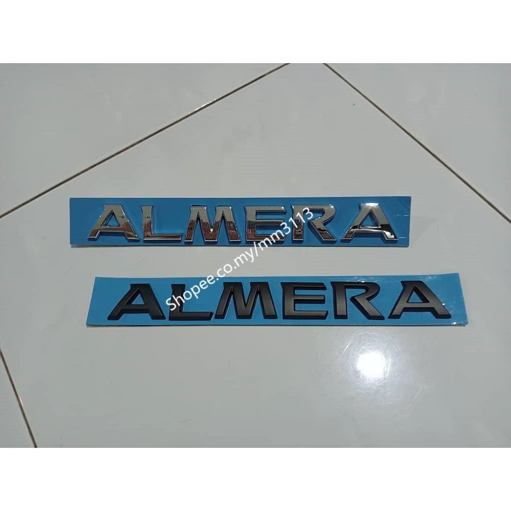 NISSAN ALMERA EMBLEM LOGO | Shopee Malaysia