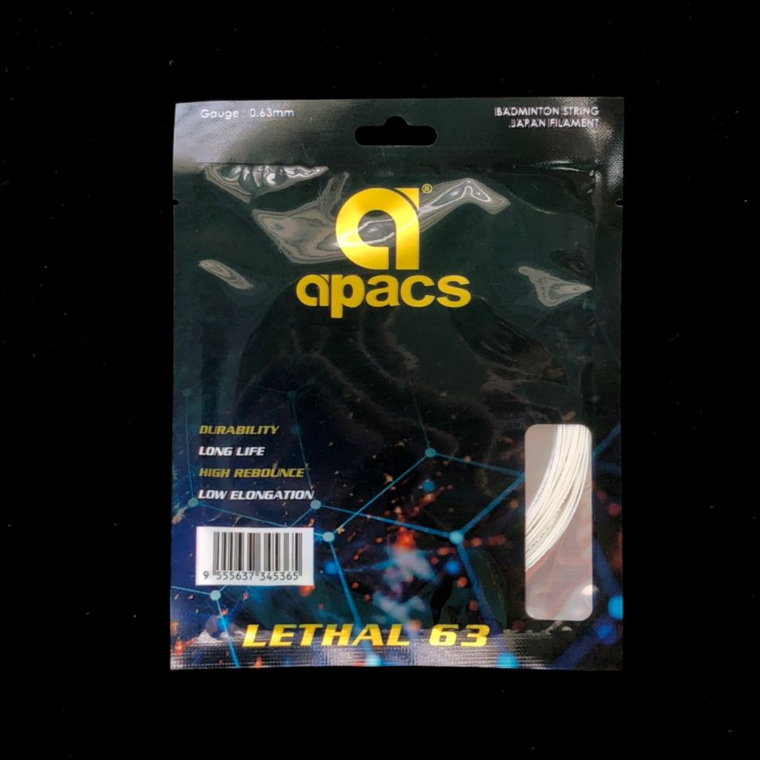 Apacs Lethal 63 Badminton String / Tali Badminton Apacs Lethal 63 ...