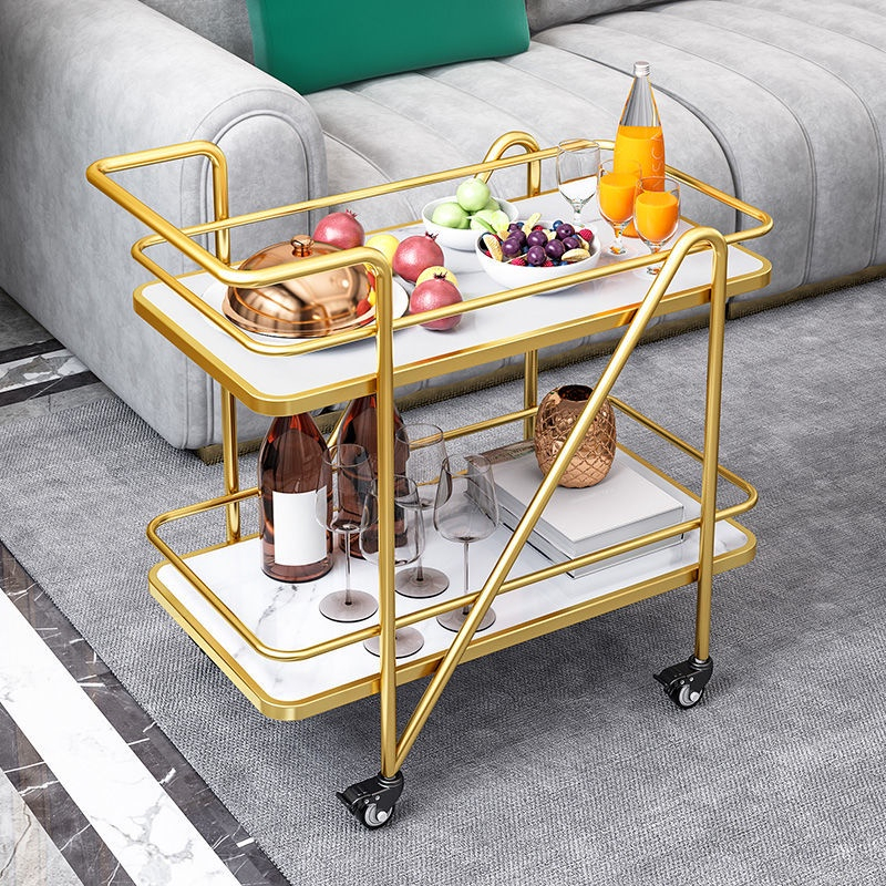 Kitchen Push Cart Trolley Trolli Dapur Restaurant Quality Wrought Iron ...
