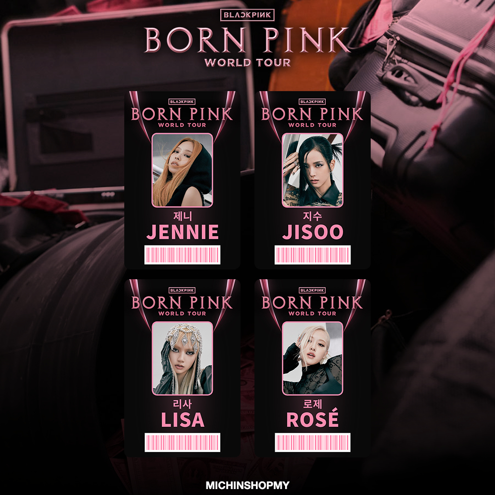 BLACKPINK WORLD TOUR ID CARD BY MICHINSHOPMY | Shopee Malaysia