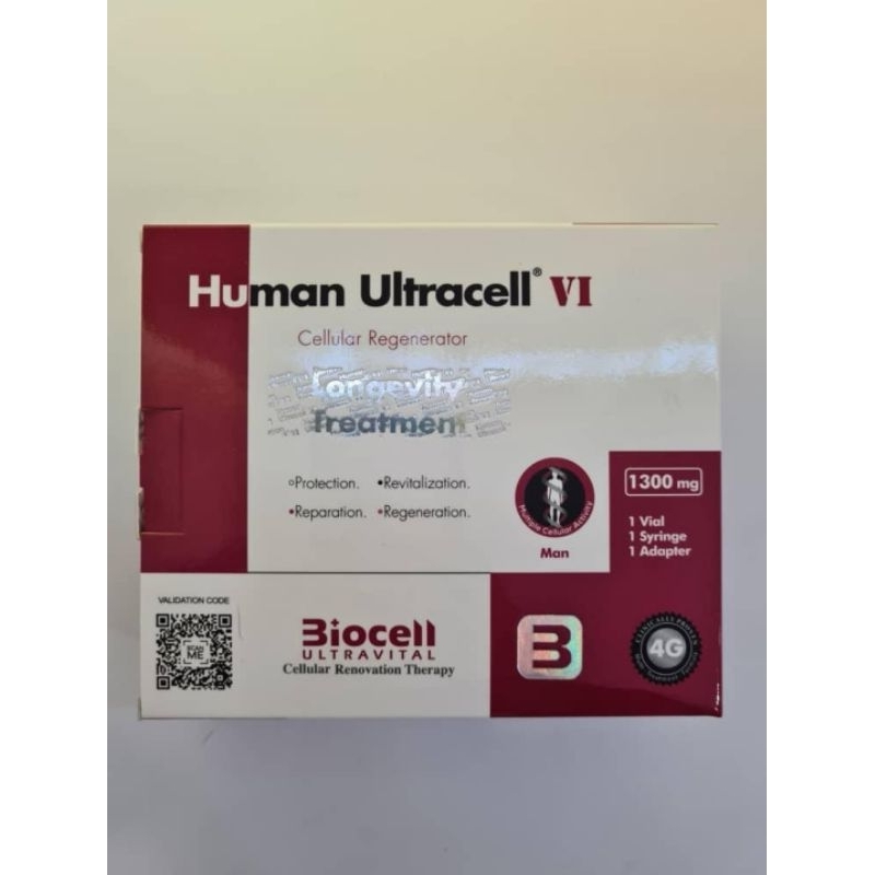 Human Ultracell Vl treatment 1 box 4 sticks for anti aging. Ready stock ...