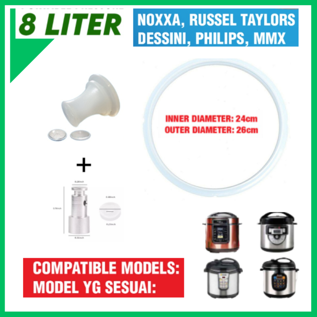 Pressure Cooker Inner Lid 8 Liters Noxxa, Russel Taylors, Philips ...