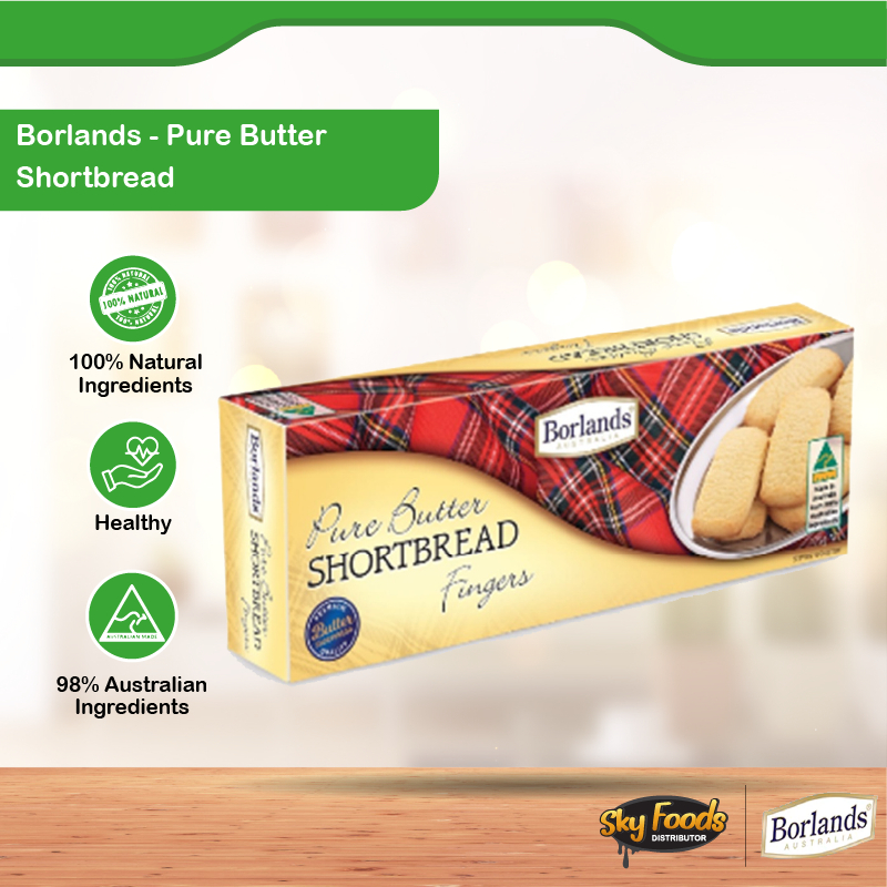 Borlands - PURE BUTTER SHORTBREAD | Shopee Malaysia
