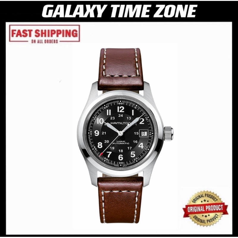 Hamilton H70555533 Khaki Field 42mm Automatic Men’s Watch | Shopee Malaysia