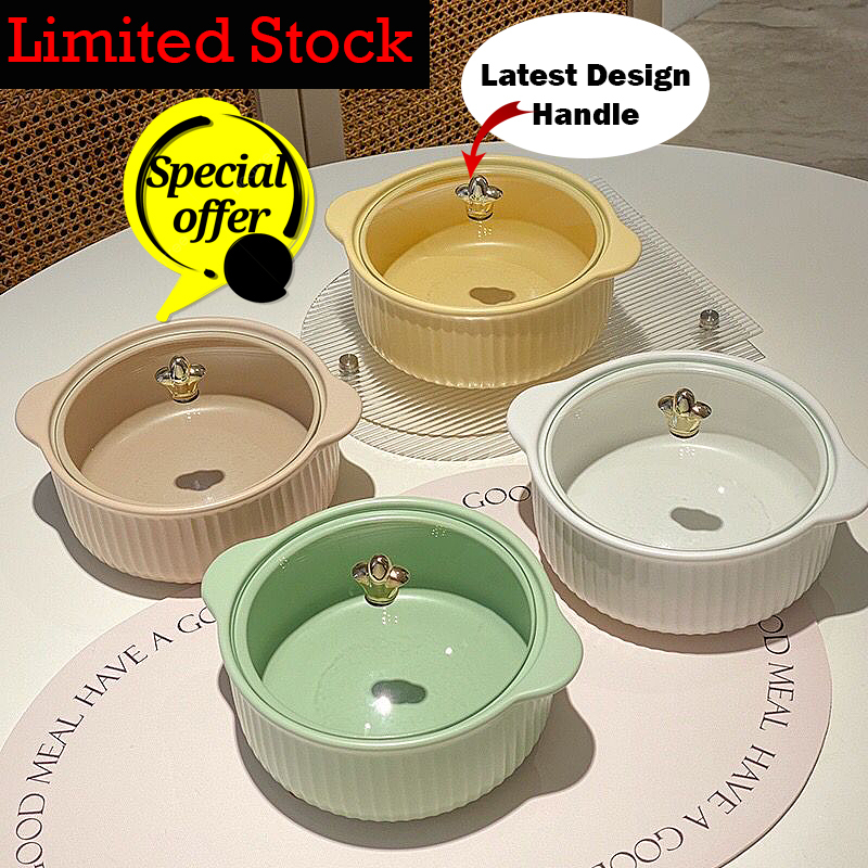 Periuk Mee Seramik, Periuk Seramik Dengan Penutup 1L / Ceramic Soup Pot ...