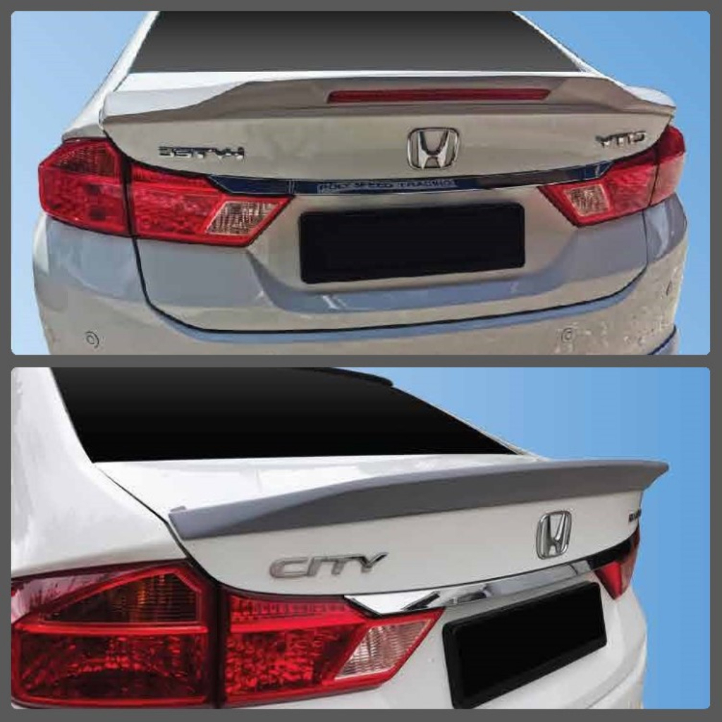 Honda City 6th Generation 2014 Spoiler Ducktail Body Kit Fiber Ready ...